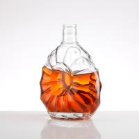 China Customized High Flint Glass 25cl Vodka Spirit Liquor Rum Tequila Brandy Whisky Wine Bottle for sale
