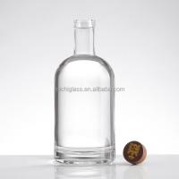 China Super Flint Glass Round Whiskey Brandy Rum Gin Tequila Clear Cocktail Glass with Lid for sale