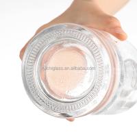 China Super Flint Glass Round Whiskey Brandy Rum Gin Tequila Clear Cocktail Glass with Lid for sale