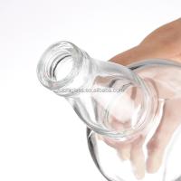 China Super Flint Glass Body Material Whisky Glass Bottles Competitive 500ml 750ml with Cork for sale