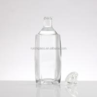 China 375ml 500ml 750ml Empty Whiskey Glass Bottle Made of Super Flint Glass for Wine Lovers for sale