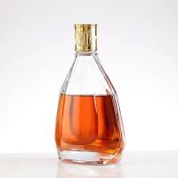 China Super Flint Glass Brandy XO Bottle 200ml 375ml 500ml 700ml 1000ml Clear for Packaging for sale