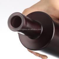 China Unique Shaped Vodka Glass Bottle Super Flint Glass Base Material Luxury Whisky Bottle for sale