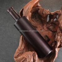 China Unique Shaped Vodka Glass Bottle Super Flint Glass Base Material Luxury Whisky Bottle for sale