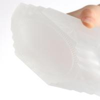 China 500 ml Frosted Empty Crystal Glass Bottle with Collar Material of Aluminum Plastic PP for sale