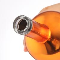 China Flint Colorful Electroplated Glass Tequila Vodka Liquor Bottles in Hot Stamping Style for sale