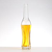 China 375ml 700ml Square Glass Bottle for Gin Rum Vodka Enhance Your Drinking Experience for sale