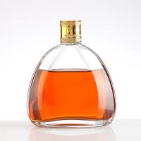 China Black Glass Drinking Bottle for 700ml Brandy Rum Vodka Liquor Sheet 750ml Glass Bottle for sale