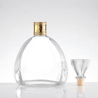 China Black Glass Drinking Bottle for 700ml Brandy Rum Vodka Liquor Sheet 750ml Glass Bottle for sale