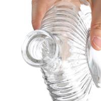 China Super Flint Glass Bottle for Vodka Brandy Whisky Rum Hot Stamping Transparent Design for sale