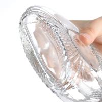 China Super Flint Glass Bottle for Vodka Brandy Whisky Rum Hot Stamping Transparent Design for sale