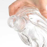 China 200ml 375ml 500ml 700ml 750ml Glass Bottle for Frosting Wine Liquor Whisky Vodka Brandy for sale