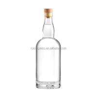 China Top Grade Whisky Glass Bottles with Cap in Super Flint Glass Material for sale
