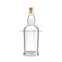 China Top Grade Whisky Glass Bottles with Cap in Super Flint Glass Material for sale