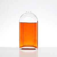 China Glass Bottle Manufacturers Offer 500ml 750ml Corked Whiskey Glass Bottles for Liquor for sale