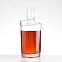 China Unique Design Liquor Glass Bottles for Alcoholic Beverages Whisky Brandy Rum Gin Wine for sale