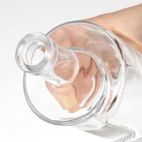 China Unique Design Liquor Glass Bottles for Alcoholic Beverages Whisky Brandy Rum Gin Wine for sale