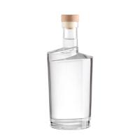 China Unique Design Liquor Glass Bottles for Alcoholic Beverages Whisky Brandy Rum Gin Wine for sale