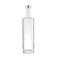 China 750ml Gold Crystal Glass Vodka Wine Decanter with Collar Material Aluminum Plastic PP for sale
