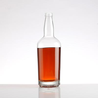 China 100ml 375ml 500ml 750ml Liquor Glass Bottle for Vodka Gin Whiskey Rum with Cork for sale
