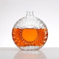 China Custom Make 750ml 700ml Spirit Gin Liquor Whisky Rum Tequila Vodka Glass Bottle With Cap for sale