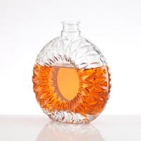 China Custom Make 750ml 700ml Spirit Gin Liquor Whisky Rum Tequila Vodka Glass Bottle With Cap for sale