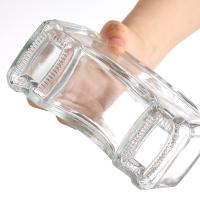 China Aluminum Plastic PP Collar Hot Stamping 700ml Vodka Whisky Glass Bottle for Brandy for sale