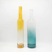 China Customized 100ml 375ml 750ml Glass Gin Whiskey Vodka Bottle for Customer Requirements for sale