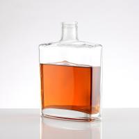 China 375ml 500ml 750ml 700ml Clear Glass Bottle for Brandy Tequila Vodka Spirits for sale