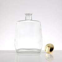 China 375/500/750/1000ml Customized Luxury Whisky Gin Glass Bottles for Beverage Production for sale