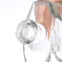 China 375/500/750/1000ml Customized Luxury Whisky Gin Glass Bottles for Beverage Production for sale