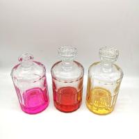 China Customized 375 ml Glass Whiskey Brandy Vodka Liquor Wine Bottle with Square Round Shape for sale