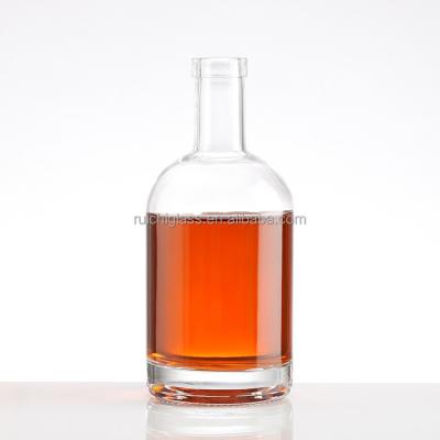 China Empty Whiskey Sherry Kirs Calvados Glass Bottles for Customized Round Square Design for sale