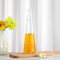 China Industrial Beverage Heavy Glass Tall Round 700ml Cork Whiskey Vodka Bottle with Cork for sale