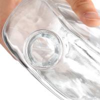 China 700ml Clear Vodka Alcohol Spirits Liquor Whiskey Alcoholic Tequila Glass Bottle with Cork for sale