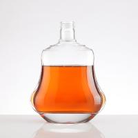 China Hot Stamping 700ml White Glass Bottle for Customized Design of Vodka Whisky Gin for sale