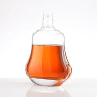 China Hot Stamping 700ml White Glass Bottle for Customized Design of Vodka Whisky Gin for sale