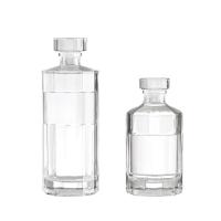 China Mini Small Glass Bottles for Liquor Vodka Whiskey 30ml 50ml 100ml 120ml 140ml in Bulk for sale
