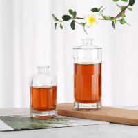 China Mini Small Glass Bottles for Liquor Vodka Whiskey 30ml 50ml 100ml 120ml 140ml in Bulk for sale