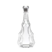 China Custom Make 200ml 375ml 500ml 750ml 1000ml Glass Bottle for Vodka Gin Whisky Beverage for sale