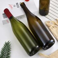 China 500ML 700ML 750ML 1000ML Glass Bottles for Vodka Whisky and Aluminum Plastic PP Collar for sale