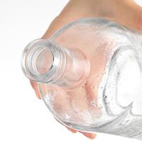 China Hot Stamping Super Flint Glass 750ml Vodka Whiskey Gin Brandy Tequila Rum Glass Bottle for sale