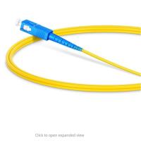 China LSZH Fiber Optic Patch Cord SC UPC-SC UPC Simplex Single Mode For FTTH Network for sale