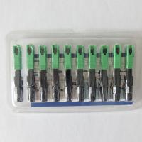 China FTTH Fiber Optic Connector Field Mountable Sc APC 10 Pack Fast Connectors for sale