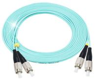 China Duplex Multimode Fiber Optic Cable OM3 OM4 FC UPC To FC UPC for sale