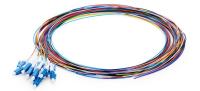 China 12 Core 0.9mm Fiber Optic Pigtail Sc LC FC St Connector Optical Pigtails In Telecommunication for sale