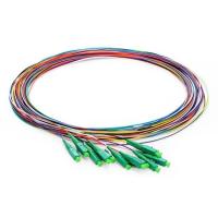 China Indoor FTTH Optical Unjacketed Color Coded Pigtail With Sc LC FC St MTRJ Connectors for sale