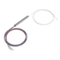 China Mini Steel Tube PLC Fiber Optic Splitter Without Connector FTTH Fiber Optic Coupler for sale