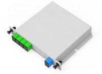 China PLC Mini Fiber Optic Splitter 1X2 1X4 1X8 1X16 G657A Splitter For Fiber Optic Cable for sale