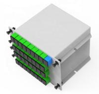 China PLC Mini Fiber Optic Splitter 1X2 1X4 1X8 1X16 G657A Splitter For Fiber Optic Cable for sale